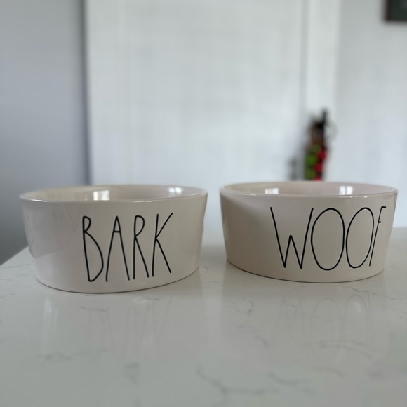 Rae Dunn | Dog | Rae Dunn Pet Bowl Set Bark Woof Set Of 2 | Poshmark